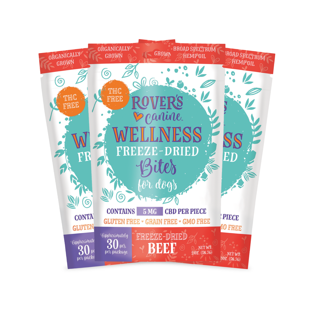 Rover's Canine Wellness Freeze-Dried Bites Multi-Buy Bundle - Beef (Co ...